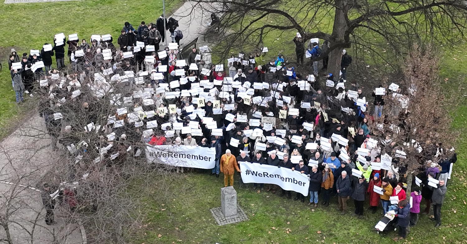 MPG beteiligt sich an der Kampagne „#WeRemember“ | Max-Planck Gymnasium